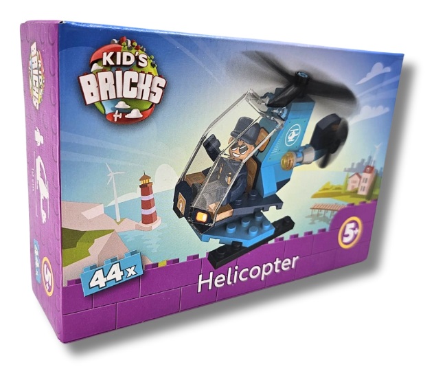 Kids Bricks Helicopter 44pcs - ZANED